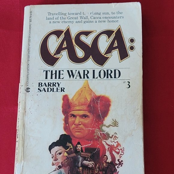 BARRY SADLER | Accents | Vintage 98 Casca The War Lord Book 3 Original ...